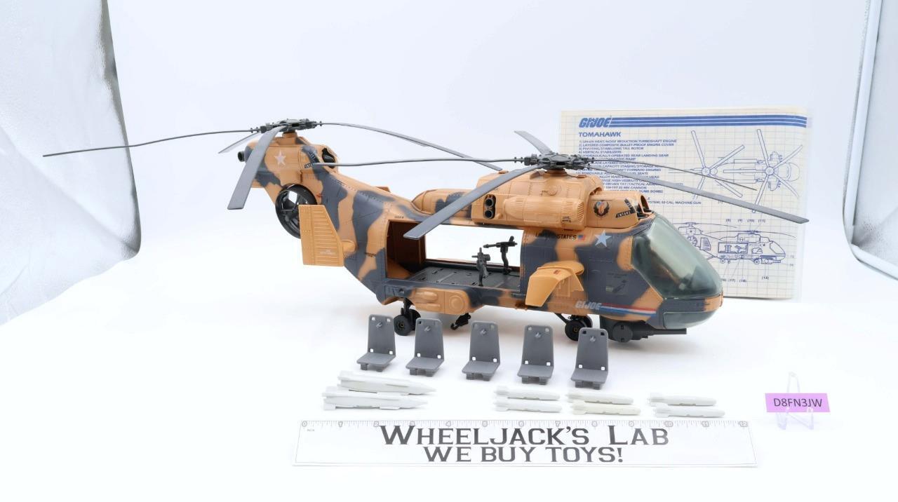 Tomahawk 100% Complete G.I. Joe 1986 Hasbro Vintage Action Figure ...