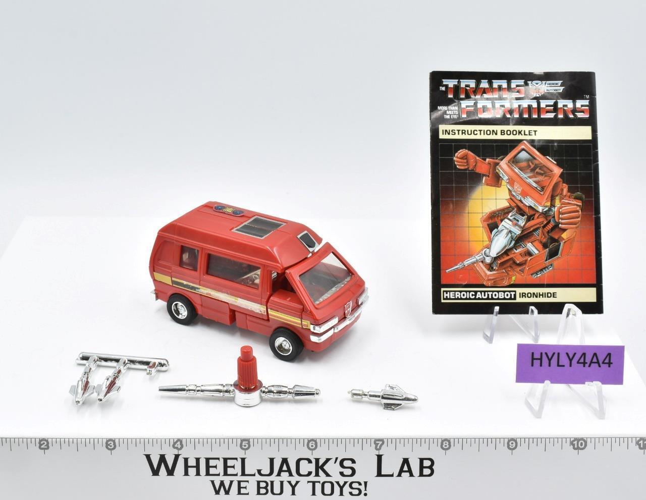 Ironhide 100% Complete 1985 Vintage G1 Transformers Action Figure ...