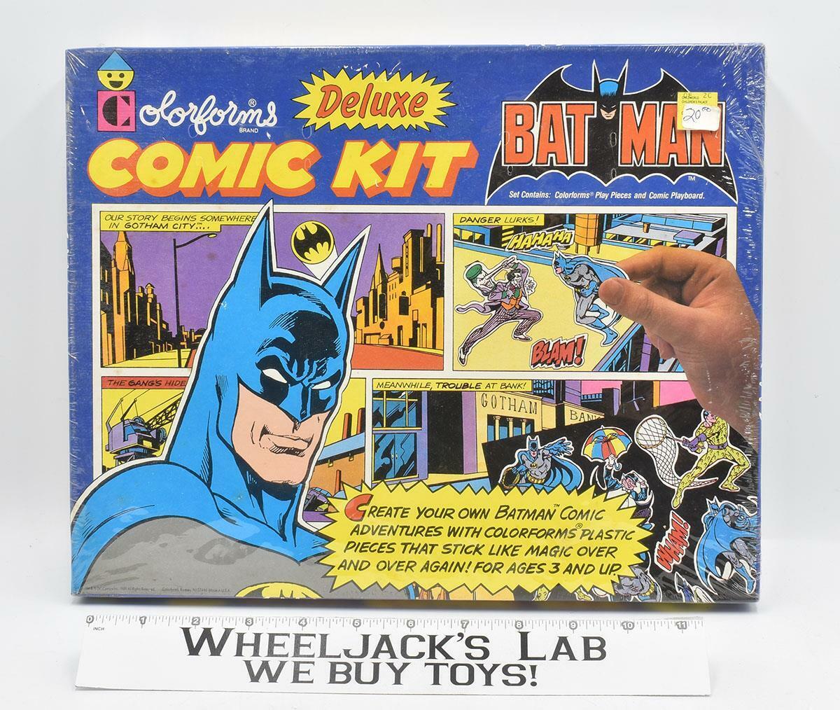 Batman Deluxe Comic Kit DC MISB Comics Colorforms 1989 Vintage ...