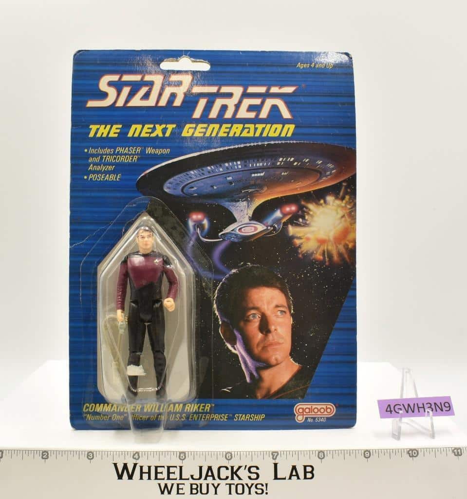 Commander William Riker Star Trek The Next Generation Galoob 1988 ...