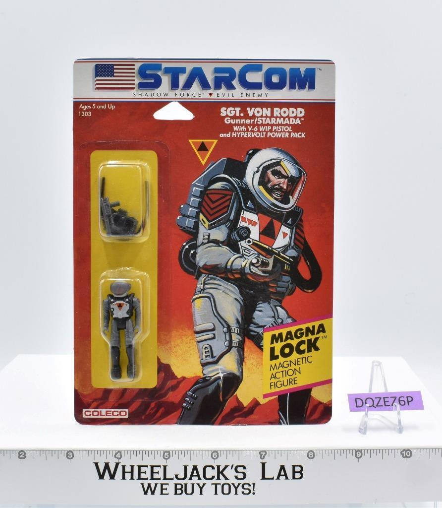 SGT. Von Rodd Starcom 1986 Coleco Vintage Action Figure NEW MOSC SEALED ...
