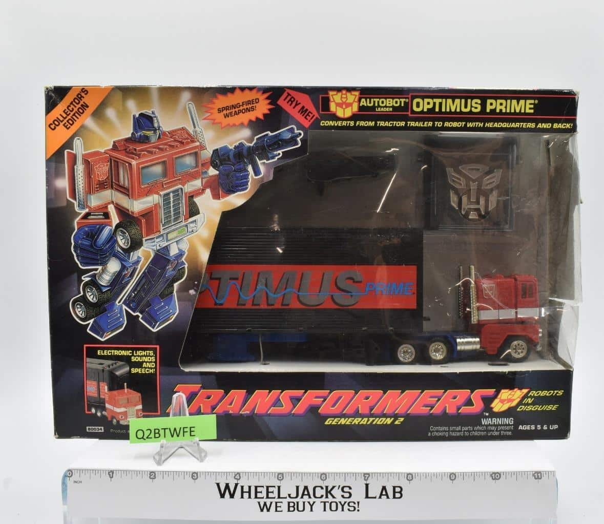 Optimus Prime Autobot G2 Transformers 1992 Hasbro Vintage Action Figure ...