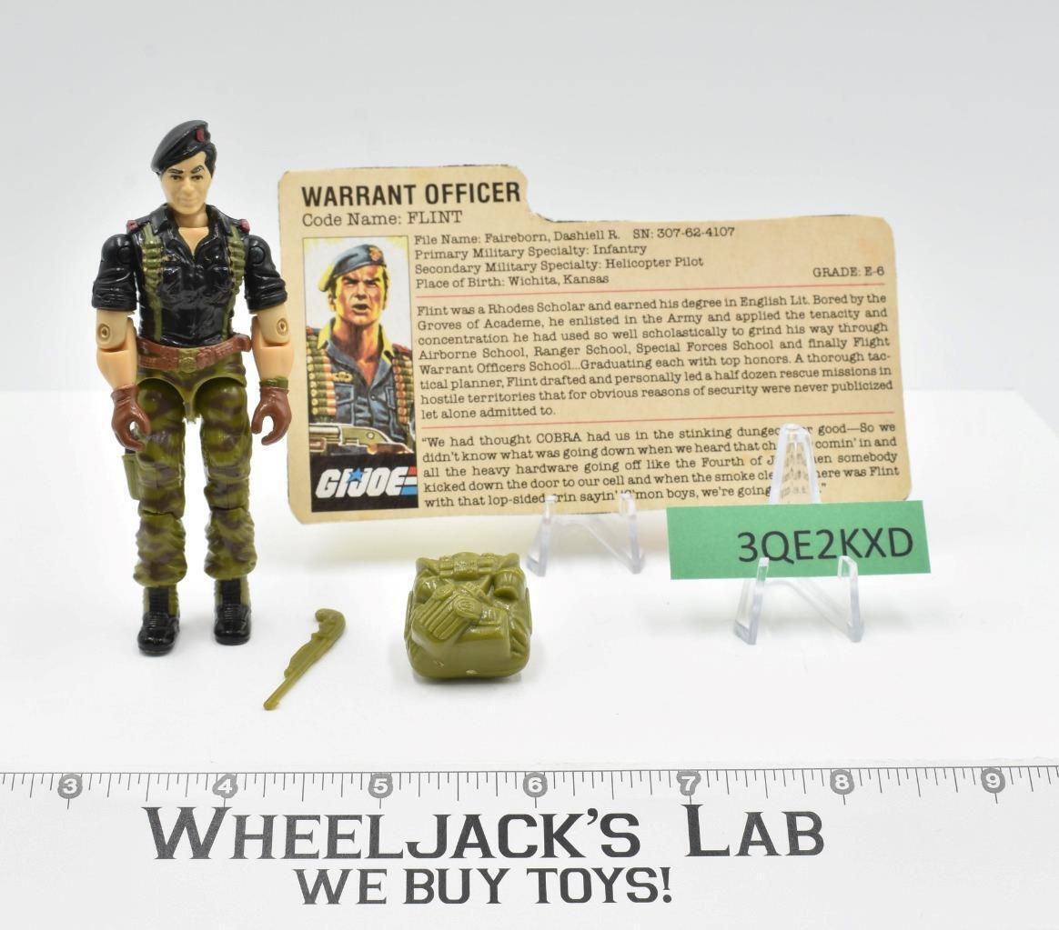 Flint V1 100% Complete G.I. Joe 1985 Hasbro Vintage Action Figure ...