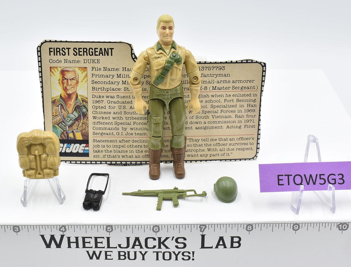 Duke: First Sergeant V1 100% Complete G.I. Joe 1983 Hasbro Vintage ...