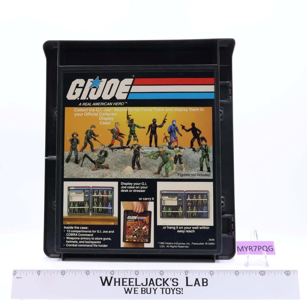 GI Joe Collector Display Case Complete 1983 Vintage Hasbro Vintage - Wheeljack's Lab