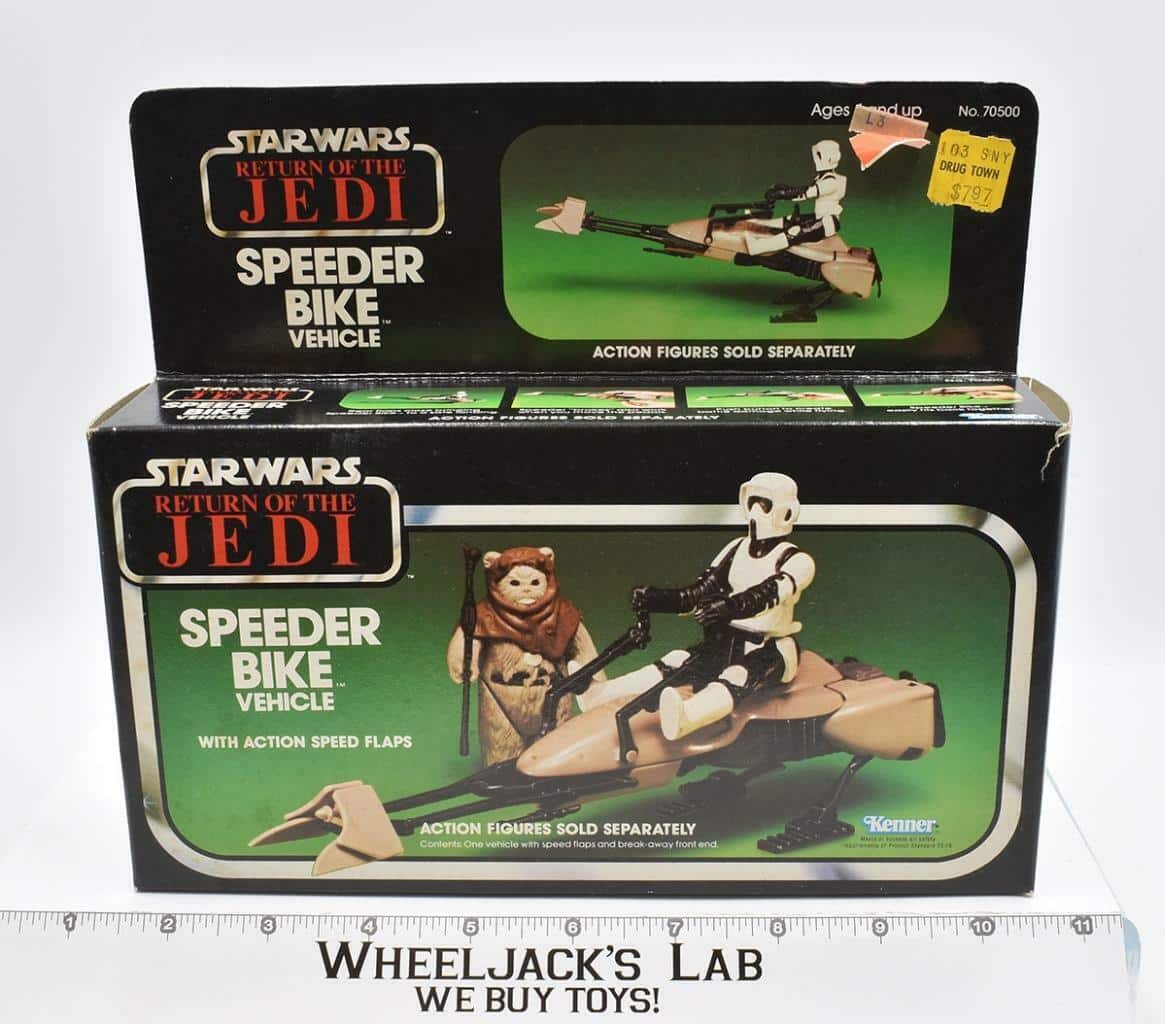 Speeder Bike Vehicle NEW SEALED Star Wars ROTJ Kenner Vintage 1983 Action Figure - Wheeljack's Lab