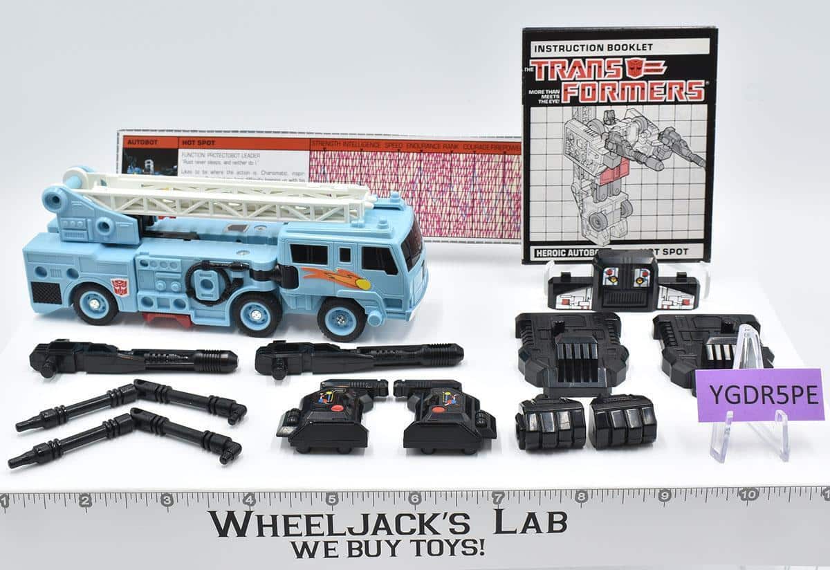 Hot Spot Defensor 100% Complete 1986 Vintage G1 Transformers Action ...