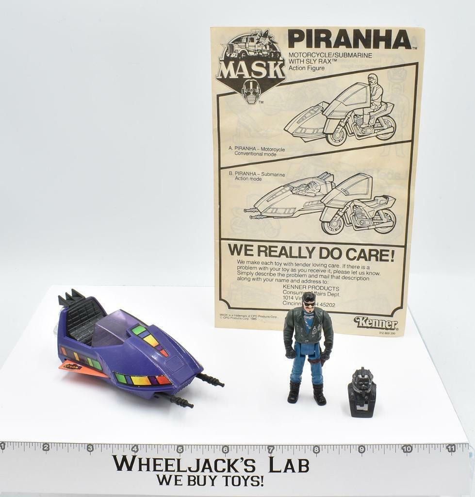 Piranha W/Sly Rax 1986 MASK M.A.S.K. Kenner Action Figure Vintage ...