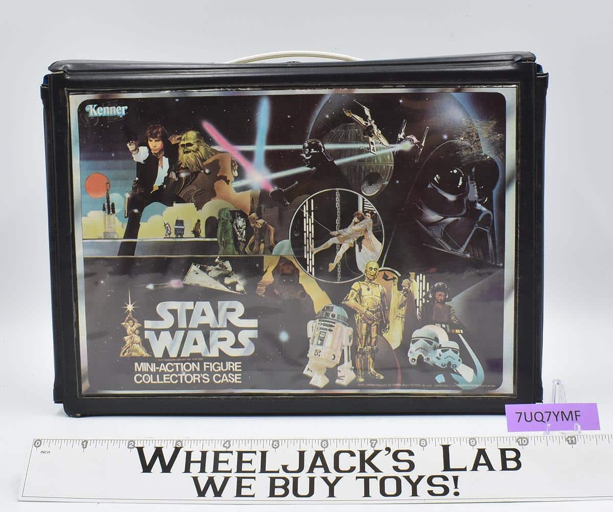 Star Wars Vinyl Collector's Case UNUSED STICKERS & Insert 1977 Kenner ...