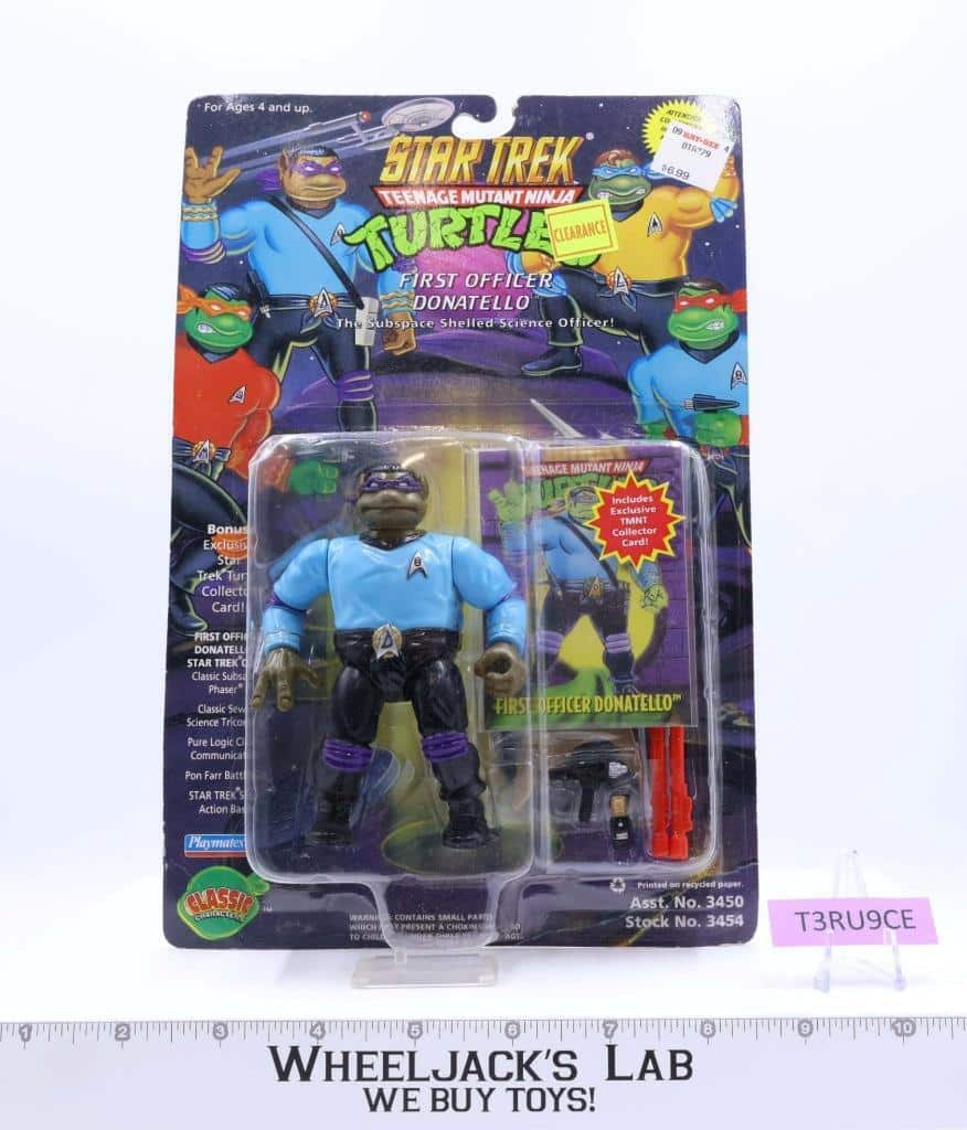 First Officer Don Teenage Mutant Ninja Turtles TMNT Star Trek 1994 NEW ...