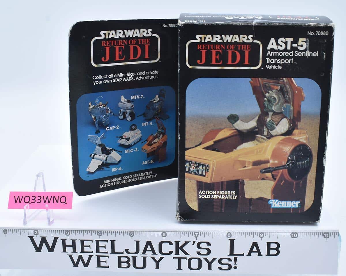 AST-5 100% Complete W/Box ROTJ 1983 Star Wars Vintage Kenner Action Figure - Wheeljack's Lab