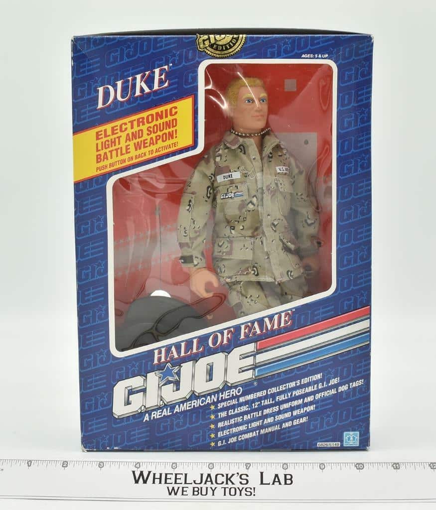 Duke Hall of Fame Duke 12" 100% Complete W/Box GI Joe 1991 Action ...