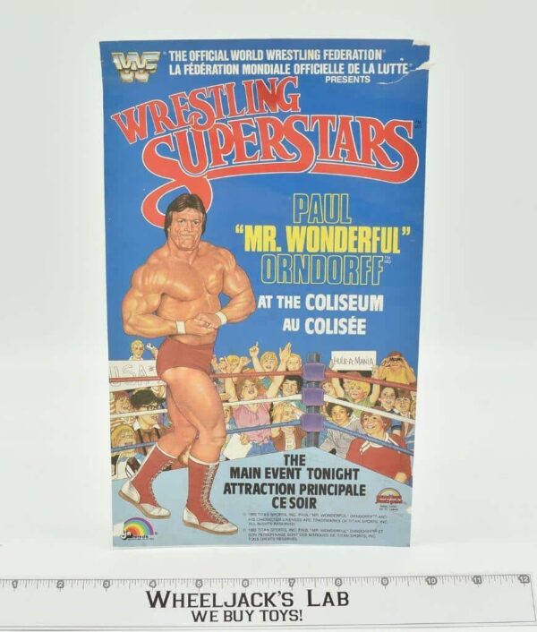 Paul "Mr. Wonderful" Orndorff Original Poster 1985 WWF LJN Wrestling ...