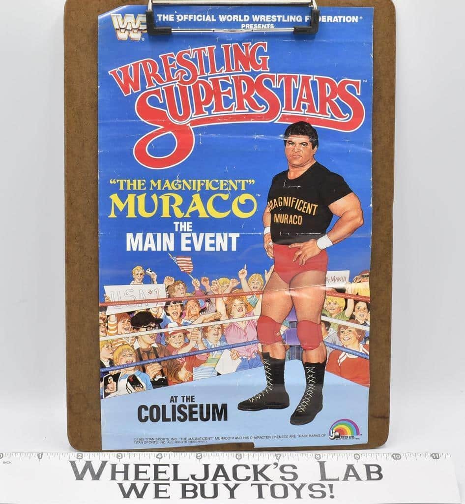 The Magnificent Muraco Original Poster 1986 WWF LJN Wrestling Vintage ...