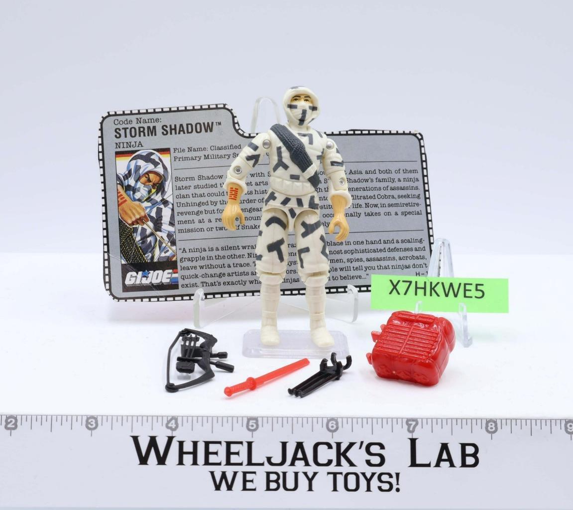 Storm Shadow V2 100% Complete G.I. Joe 1988 Hasbro Vintage Action ...