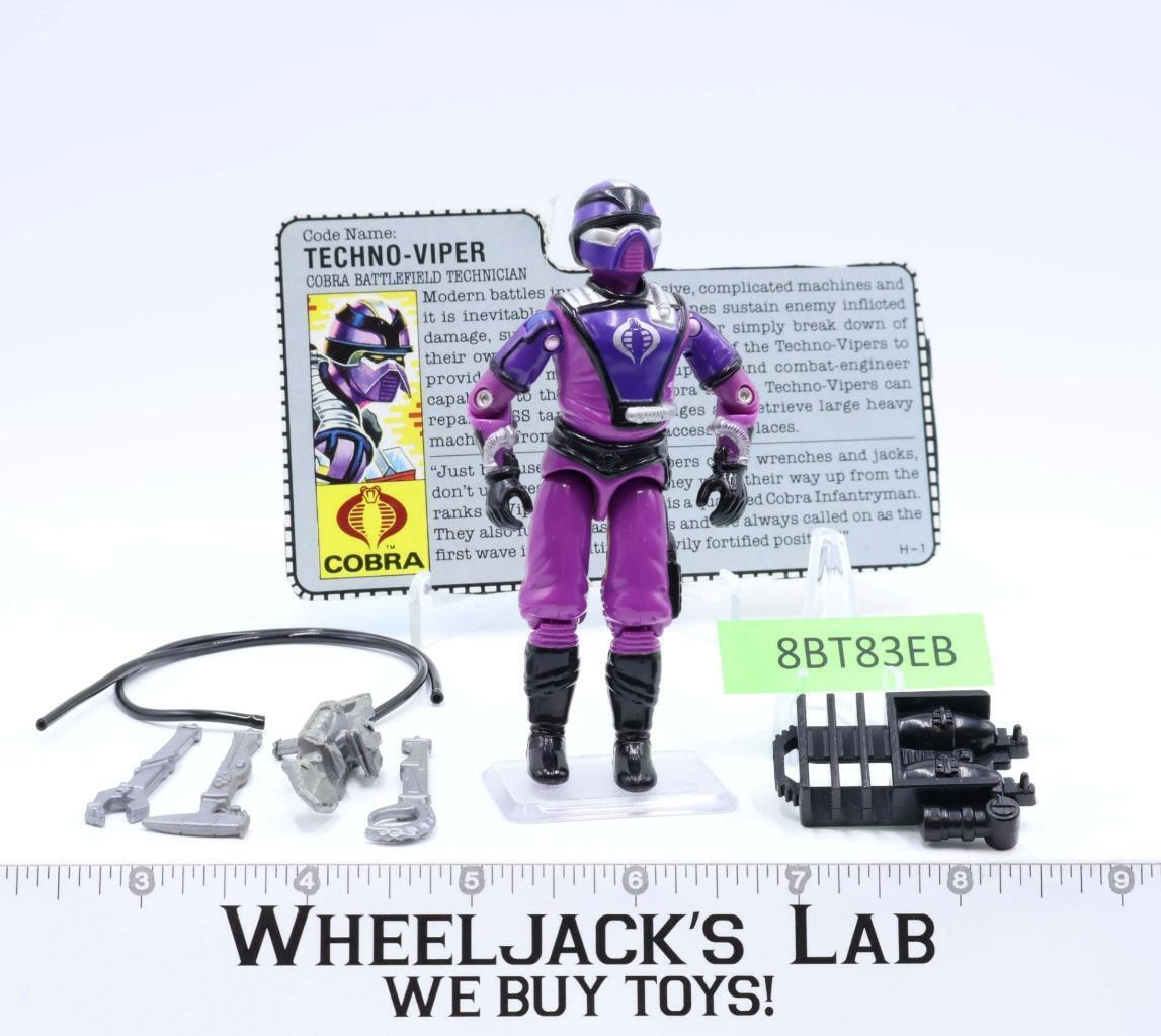 Techno-Viper V1 100% Complete G.I. Joe 1987 Hasbro Vintage Action ...