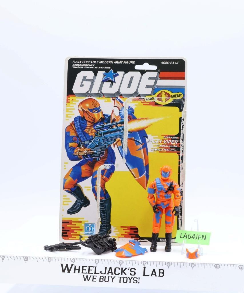 Alley Viper V1 Complete W/ Cardback 1989 G.I. Joe Hasbro Vintage Action ...