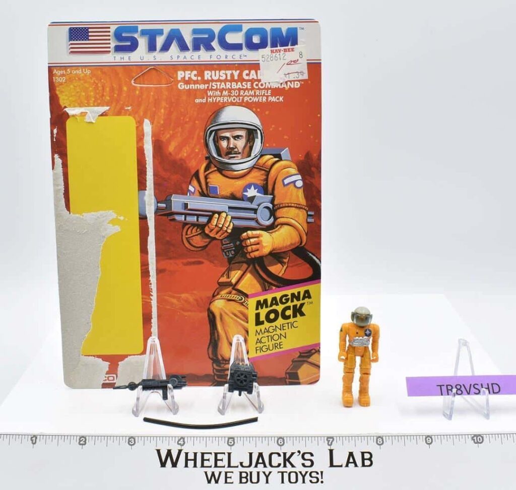 PFC. Rusty Caldwell 100% Complete Starcom 1986 Coleco Vintage Action ...