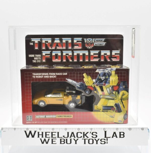 Sunstreaker AFA 80 75/85/85 1984 Red Label Sealed Vintage G1 ...