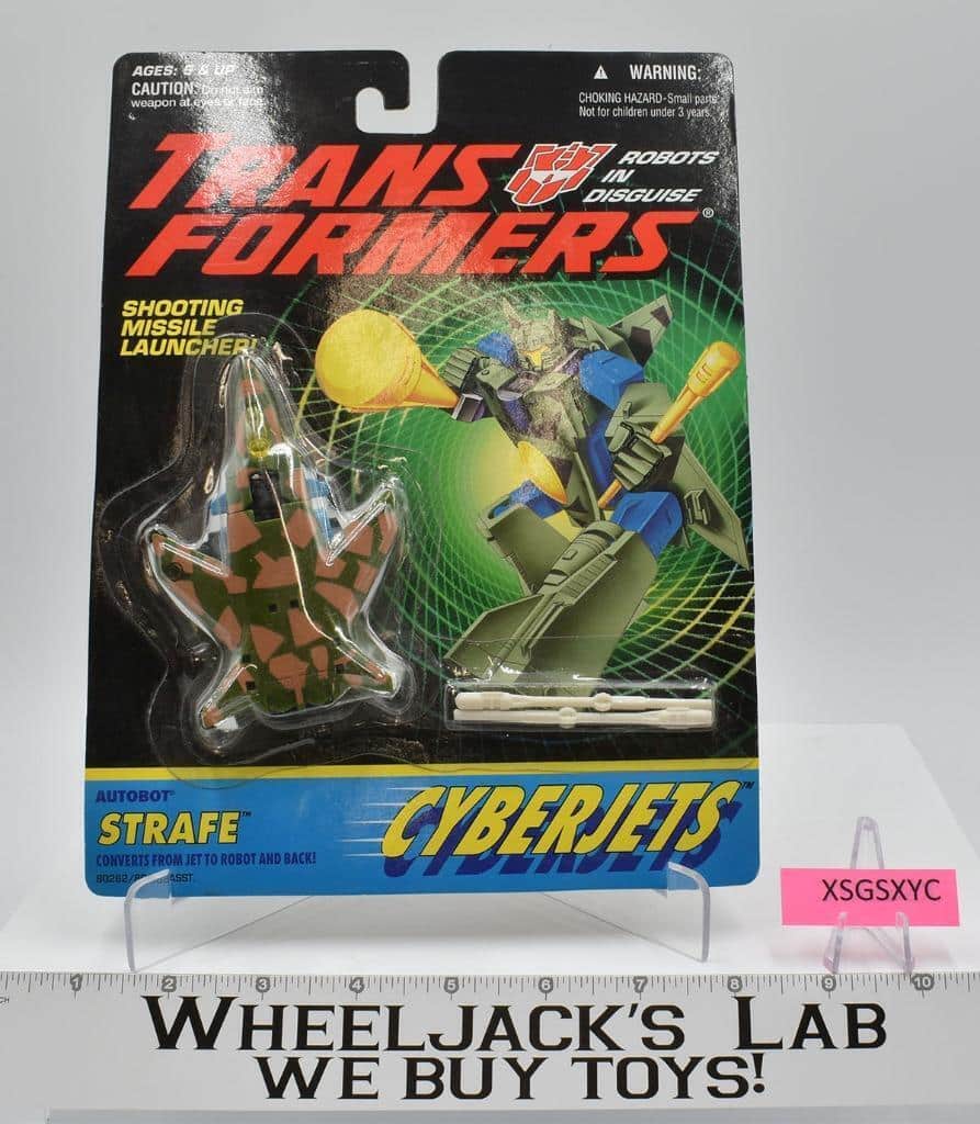 Strafe Autobot Cyberjet G2 Transformers 1994 Hasbro Action Figure MOSC ...