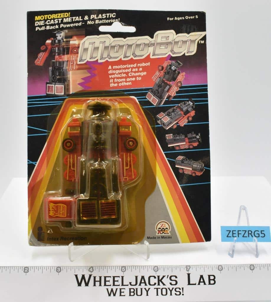Locomotive Train Zee Moto-Bot Intex 1984 Robot Vintage Action Figure ...
