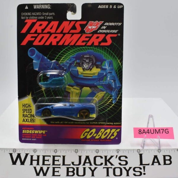 Sideswipe Autobot G2 Transformers Go-Bots 1994 Hasbro Figure NEW MOSC SEALED - Wheeljack's Lab