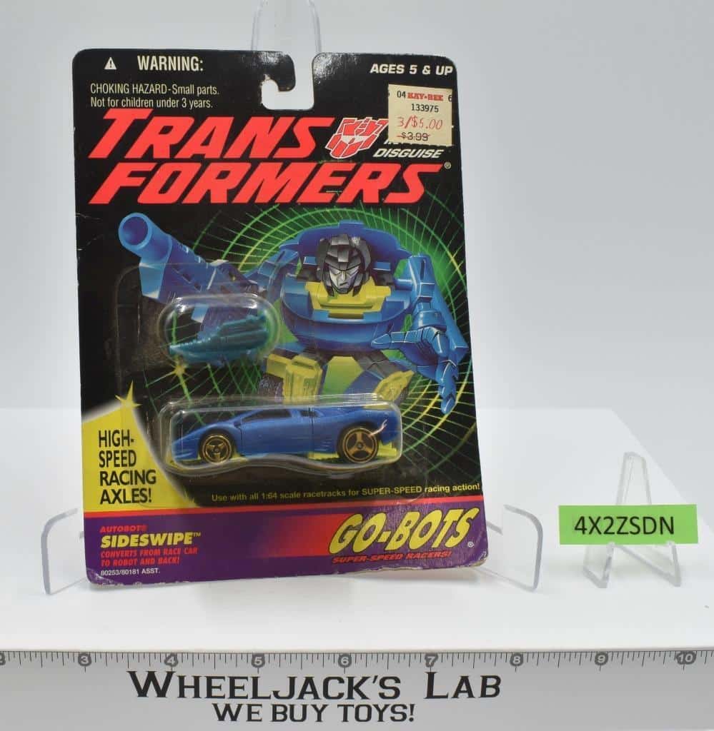 Sideswipe Autobot G2 Transformers Go-Bots 1994 Hasbro Figure NEW MOSC ...