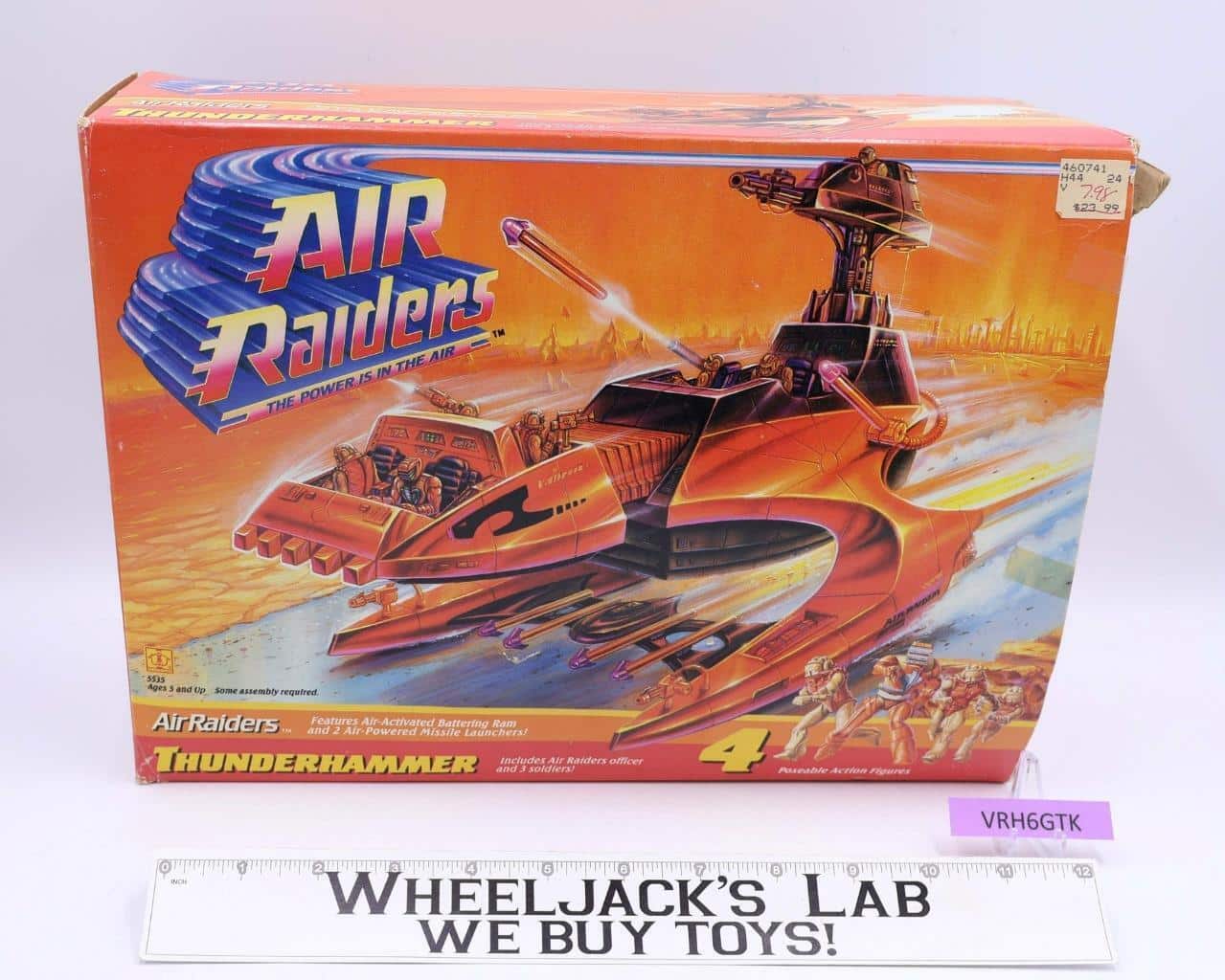 Thunderhammer 100% Complete Air Raiders 1987 Hasbro Action Figure ...