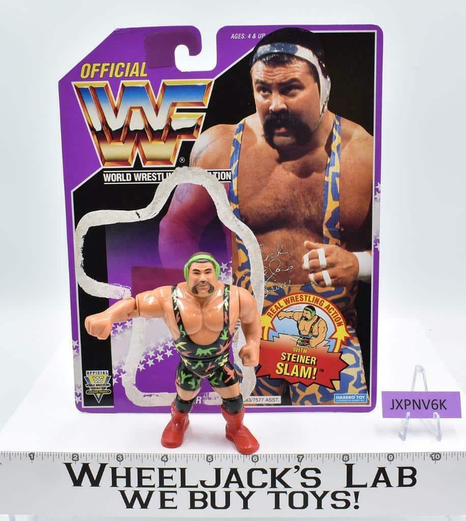 Rick Steiner W/CARDBACK 1991 WWF Wrestling Hasbro Action Figures ...