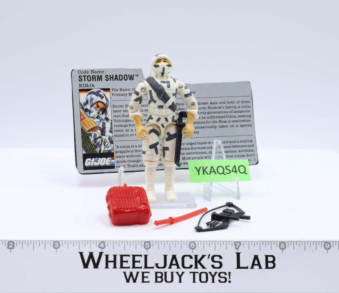 Storm Shadow V2 100% Complete G.I. Joe 1988 Hasbro Vintage Action ...