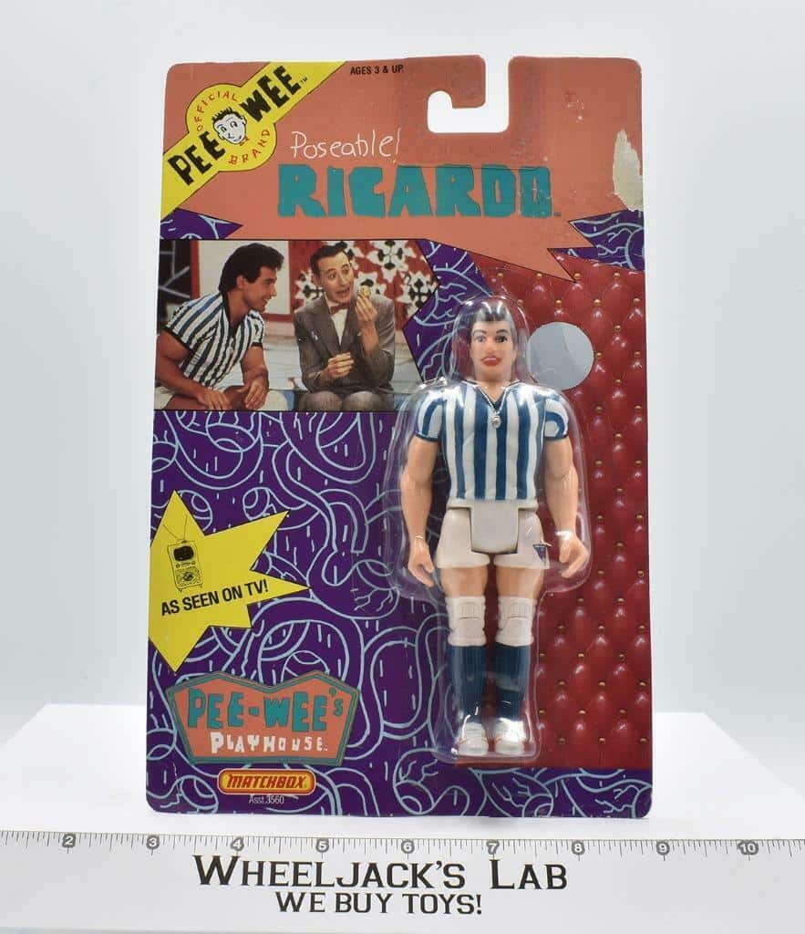 Pee Wee Herman Ricardo NEW MOSC Matchbox 1988 - Wheeljack's Lab