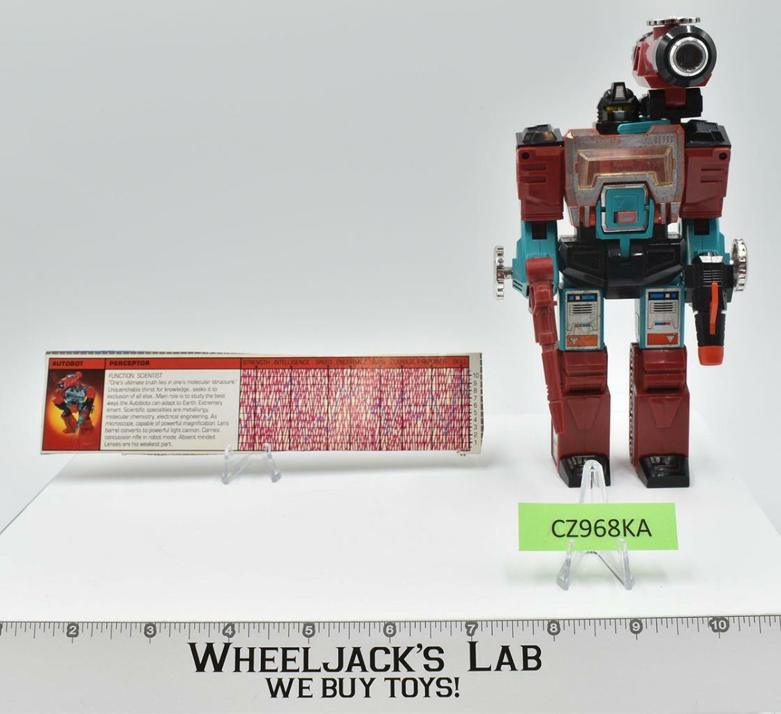 Perceptor 1985 Vintage G1 Transformers Hasbro Action Figure - Wheeljack ...