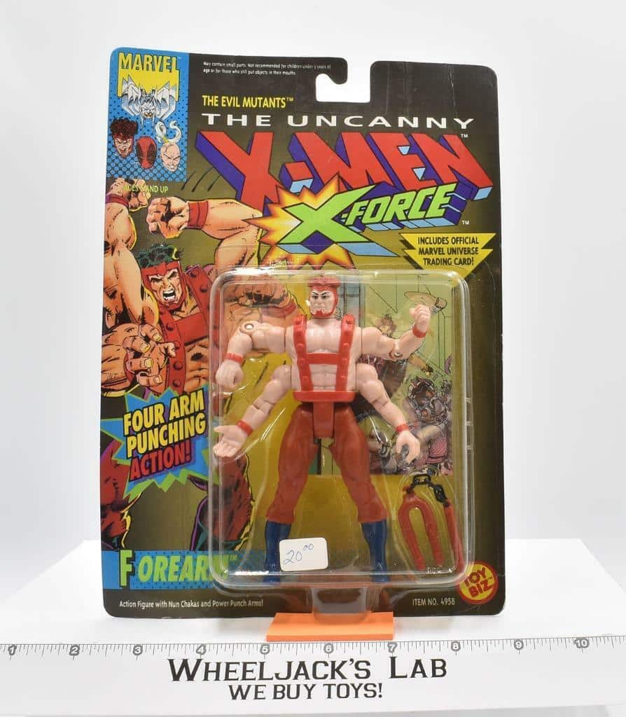 Forearm Marvel Comics The Uncanny X-Men X-Force MOSC 1992 Toybiz ...