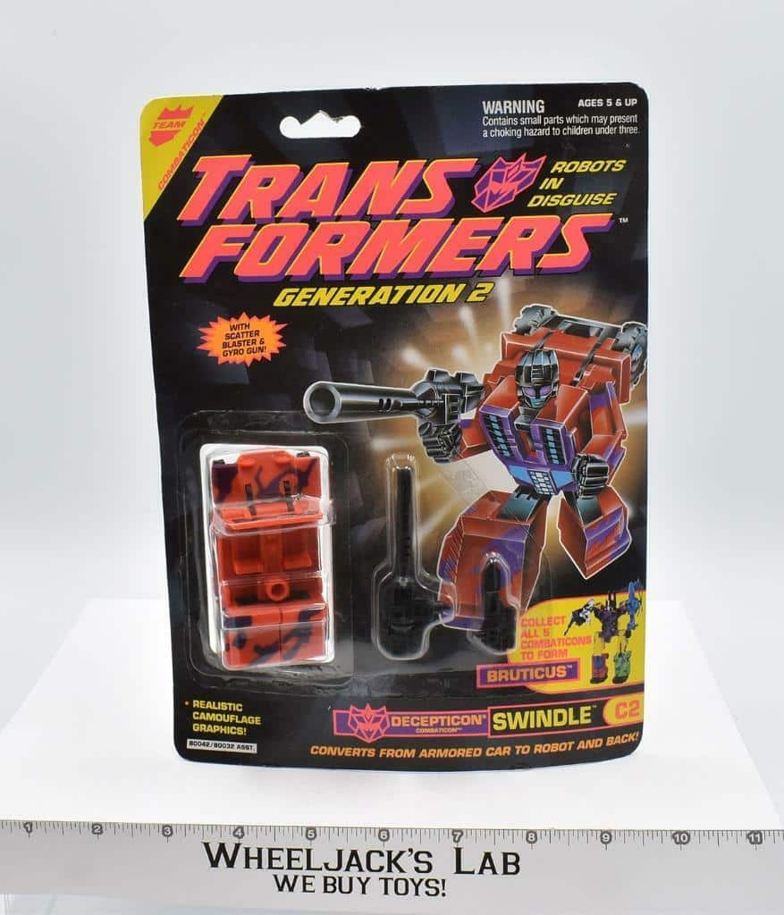 Swindle Combaticon 1993 NEW MOSC G2 Transformers Action Figure ...