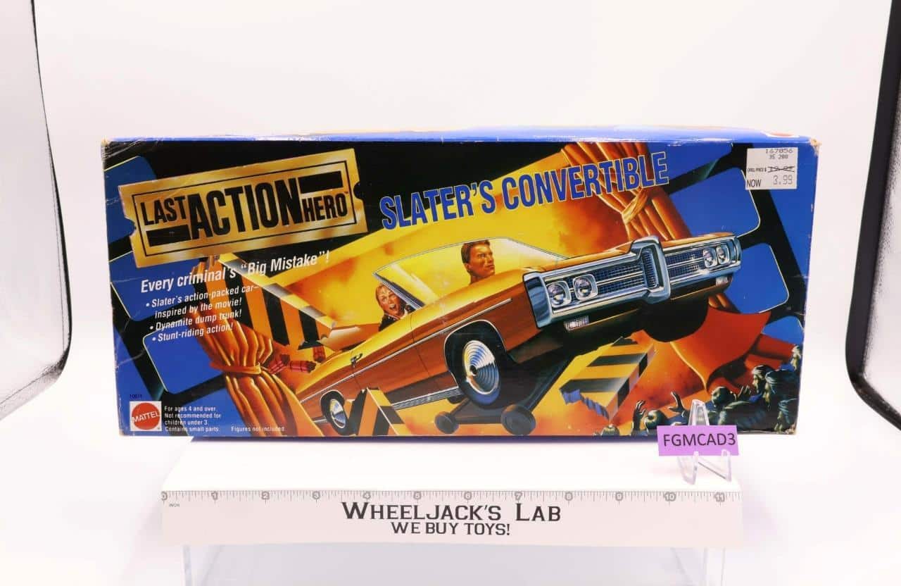 Slater's Convertible Last Action Hero 1993 Mattel Action Figure Vehicle ...