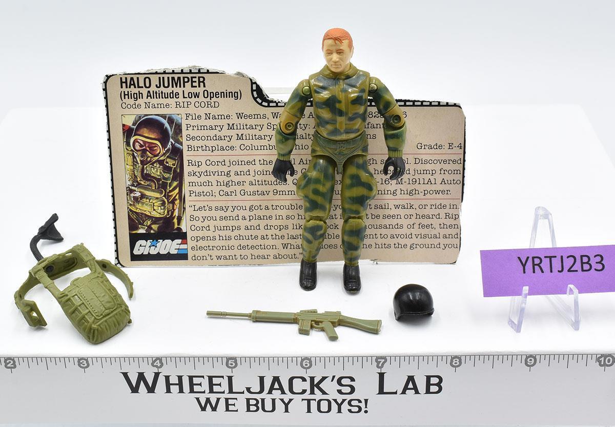 Rip Cord V1 100% Complete G.I. Joe 1984 Hasbro Vintage Action Figure ...