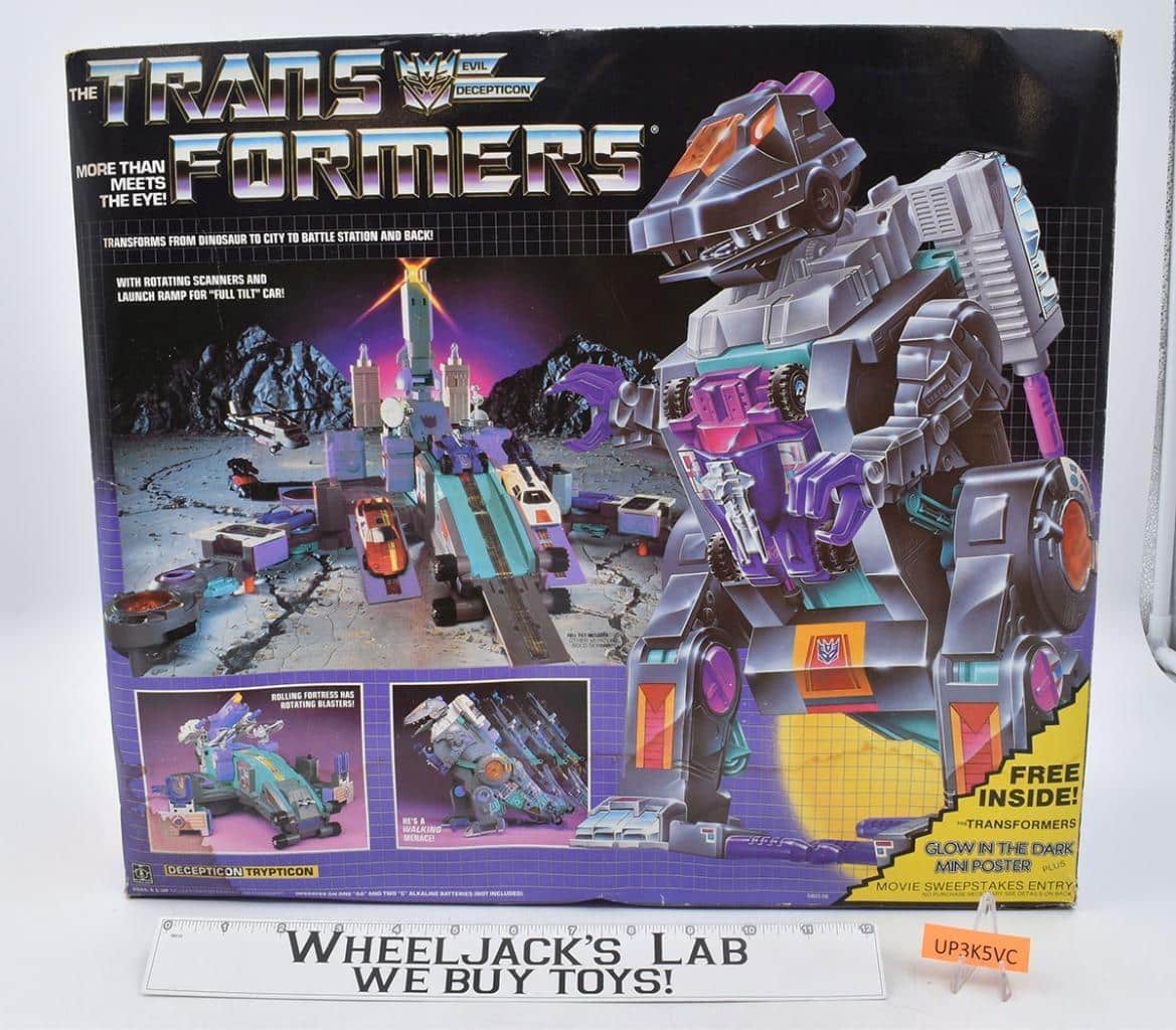Trypticon 100% Complete W Box 1986 Vintage G1 Transformers Action ...