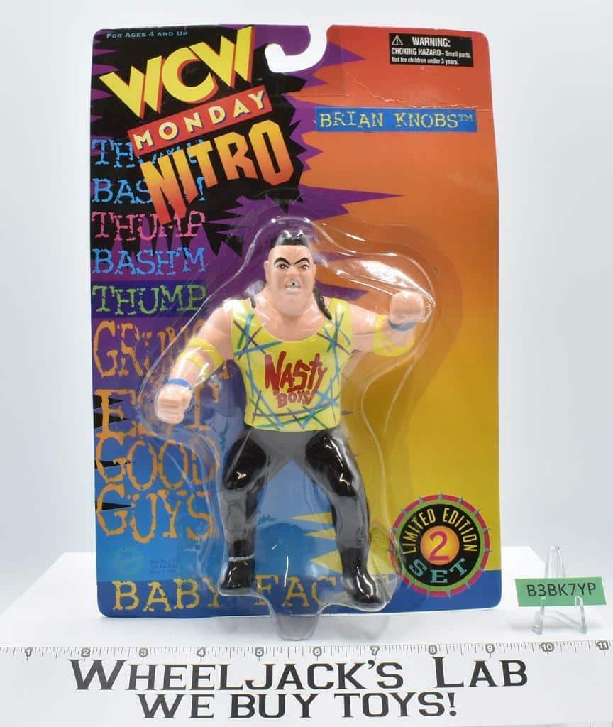 Baby Faces Brian Knobs WCW Monday Nitro Wrestlers NEW MOSC Toymakers ...
