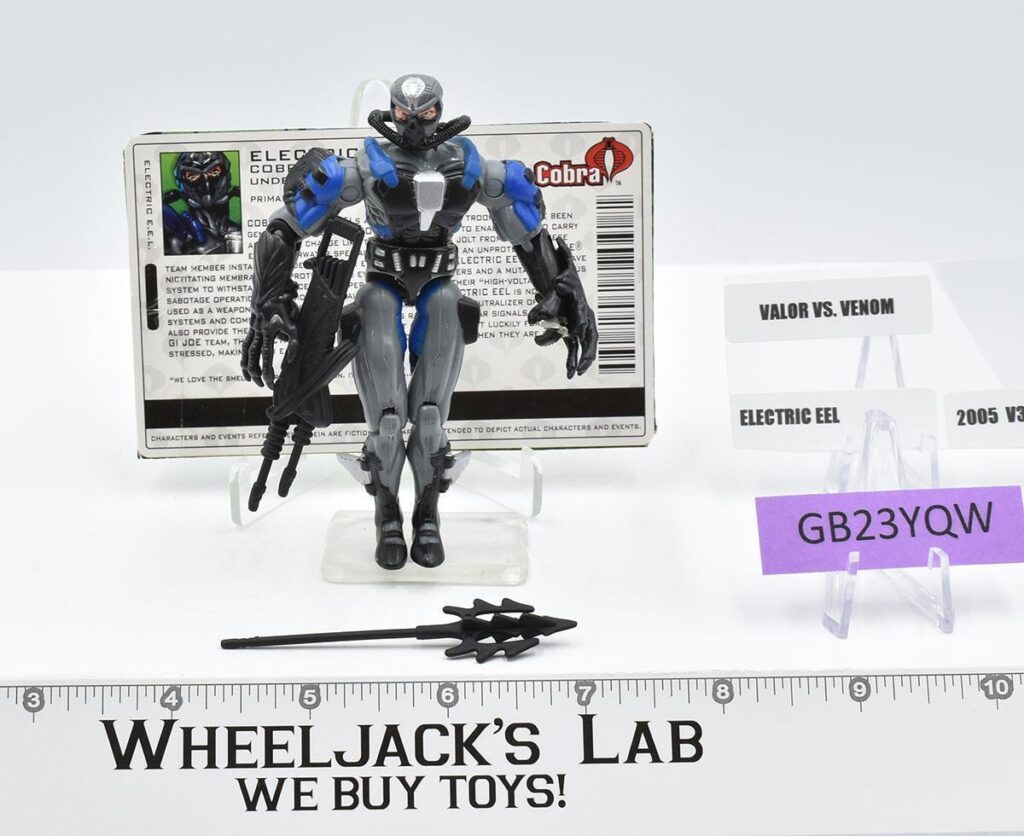 Electric E.E.L. v3 100% Complete GI Joe Valor vs Venom 2004 Hasbro ...