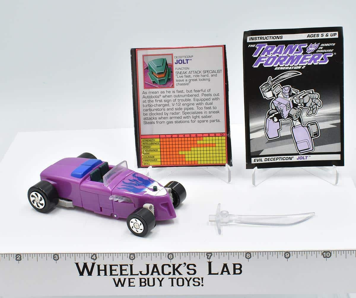 G2 Jolt 100% Complete 1993 Vintage Hasbro Transformers Action Figure ...