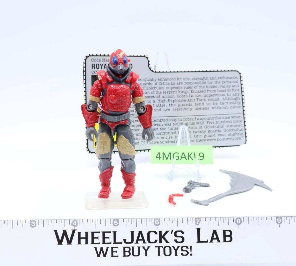 Royal Guard V1 100% Complete G.I. Joe 1987 Hasbro Vintage Action Figure ...