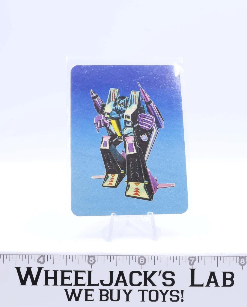 Skywarp Card 101 Variant Color 1985 G1 Transformers Action Trading ...