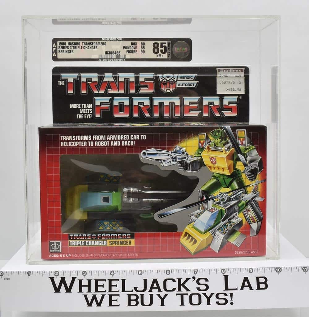 Springer AFA 85 80/85/90 Archival 1986 G1 Transformers Hasbro Sealed ...