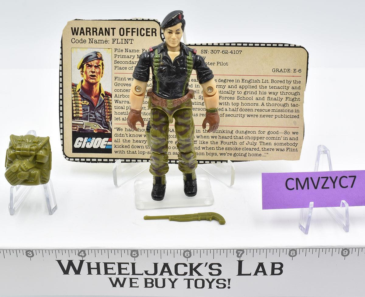 Flint V1 100% Complete G.I. Joe 1985 Hasbro Vintage Action Figure ...