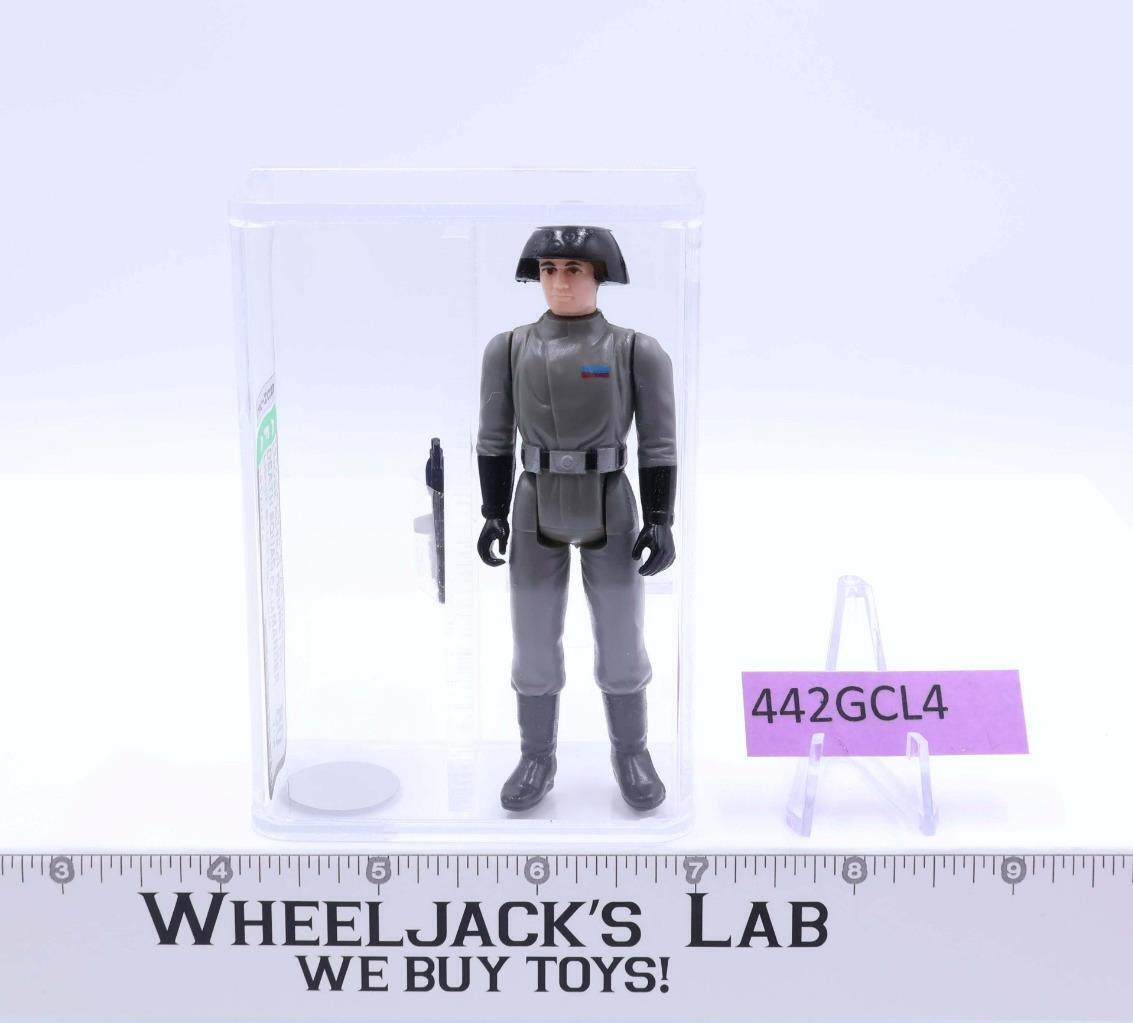 Death Squad Commander Light Blue Emblem AFA 80 Star Wars 1977 Kenner ...