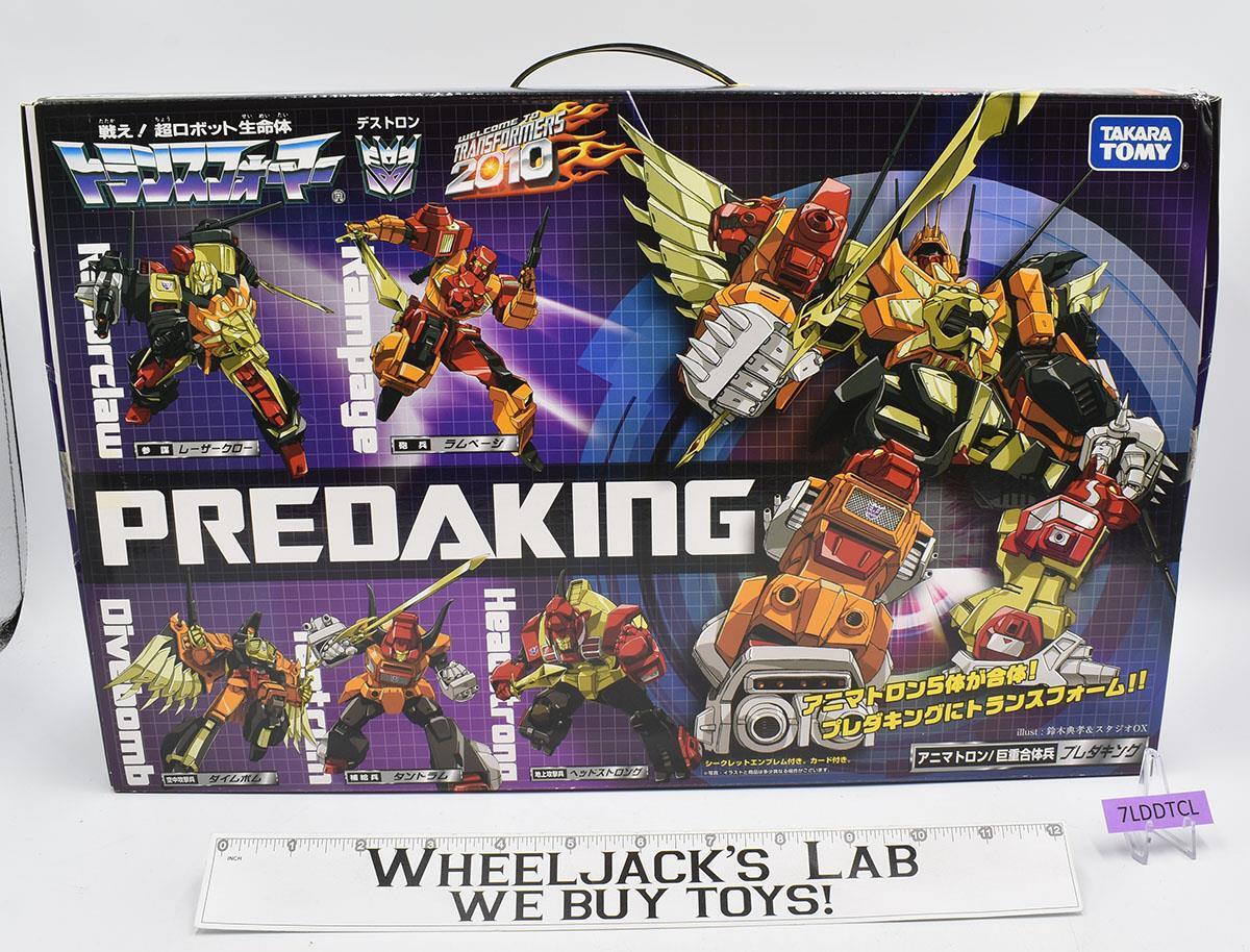 Predaking Titan 5-Figure Combiner Transformers Reissues 2010 Takara NEW ...