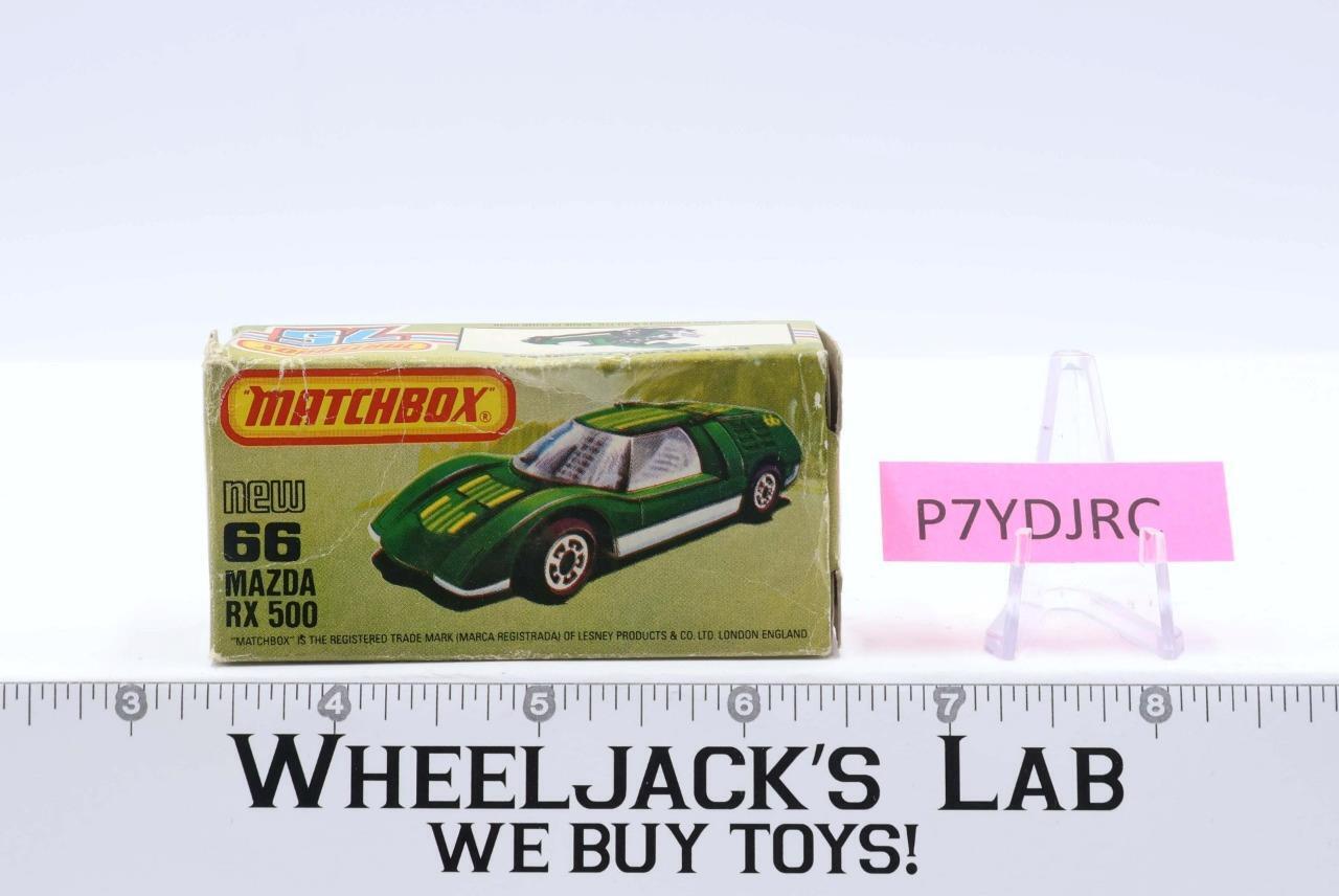 Mazda RX500 No.66 GREEN Lesney Superfast Matchbox 1981 W/Box Hong Kong ...