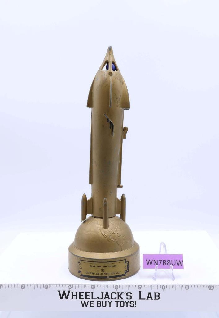 United California Bank Space Rocket Ship Coin Bank - Wheeljack's Lab