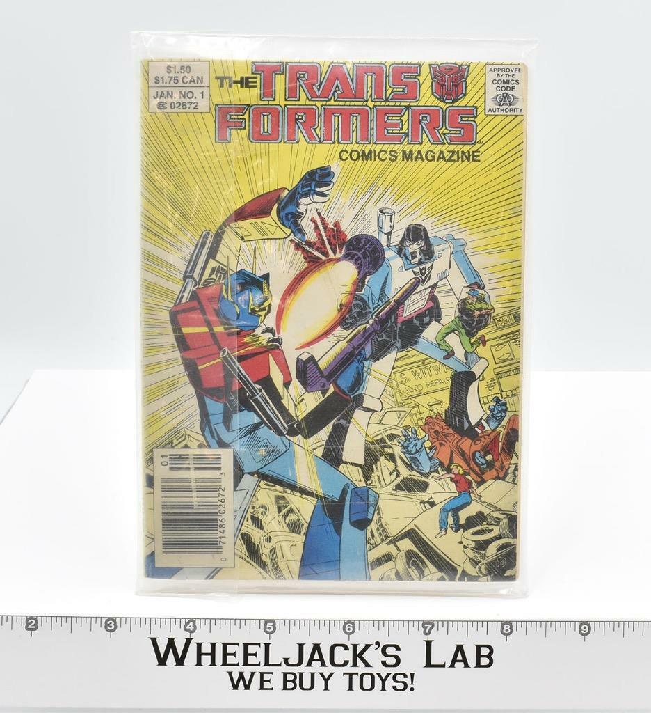 The Transformers Comics Magazine Jan No 1 Optimus Prime Megatron G1 ...