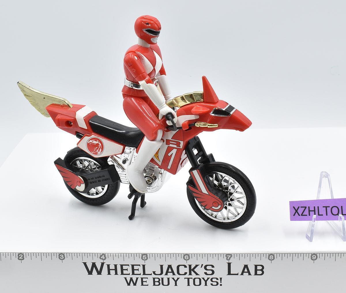 Red Thunder Bike W/Ranger Power Rangers 1994 Bandai Action Figure ...